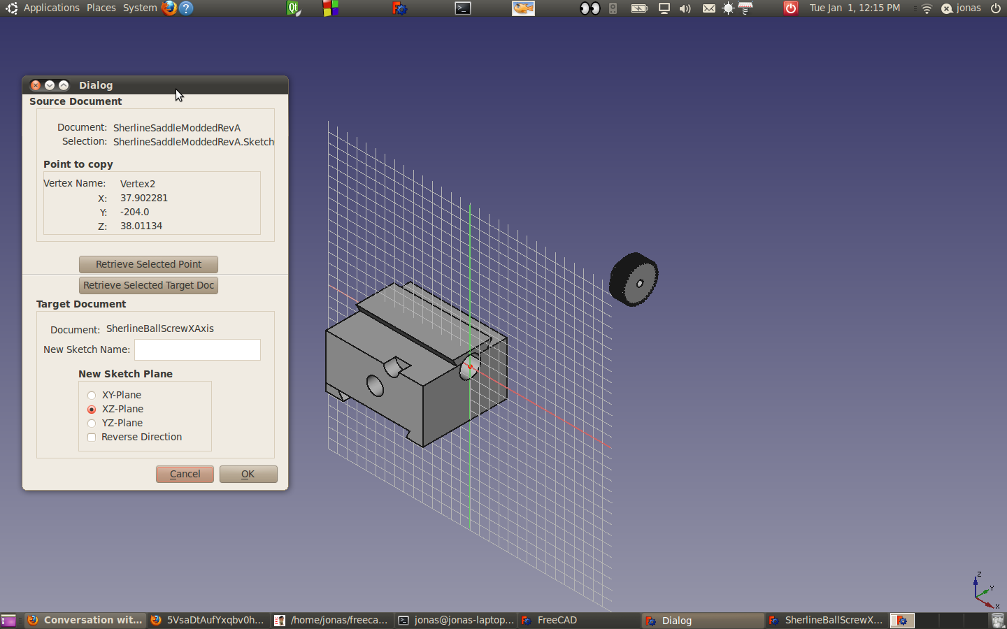 Aligning a Cylindrical Part to an Assembly Axis - FreeCAD Forum